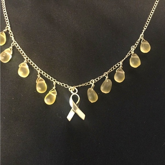 Jewelry | Veterans Service Yellow Ribbon Necklace | Poshmark